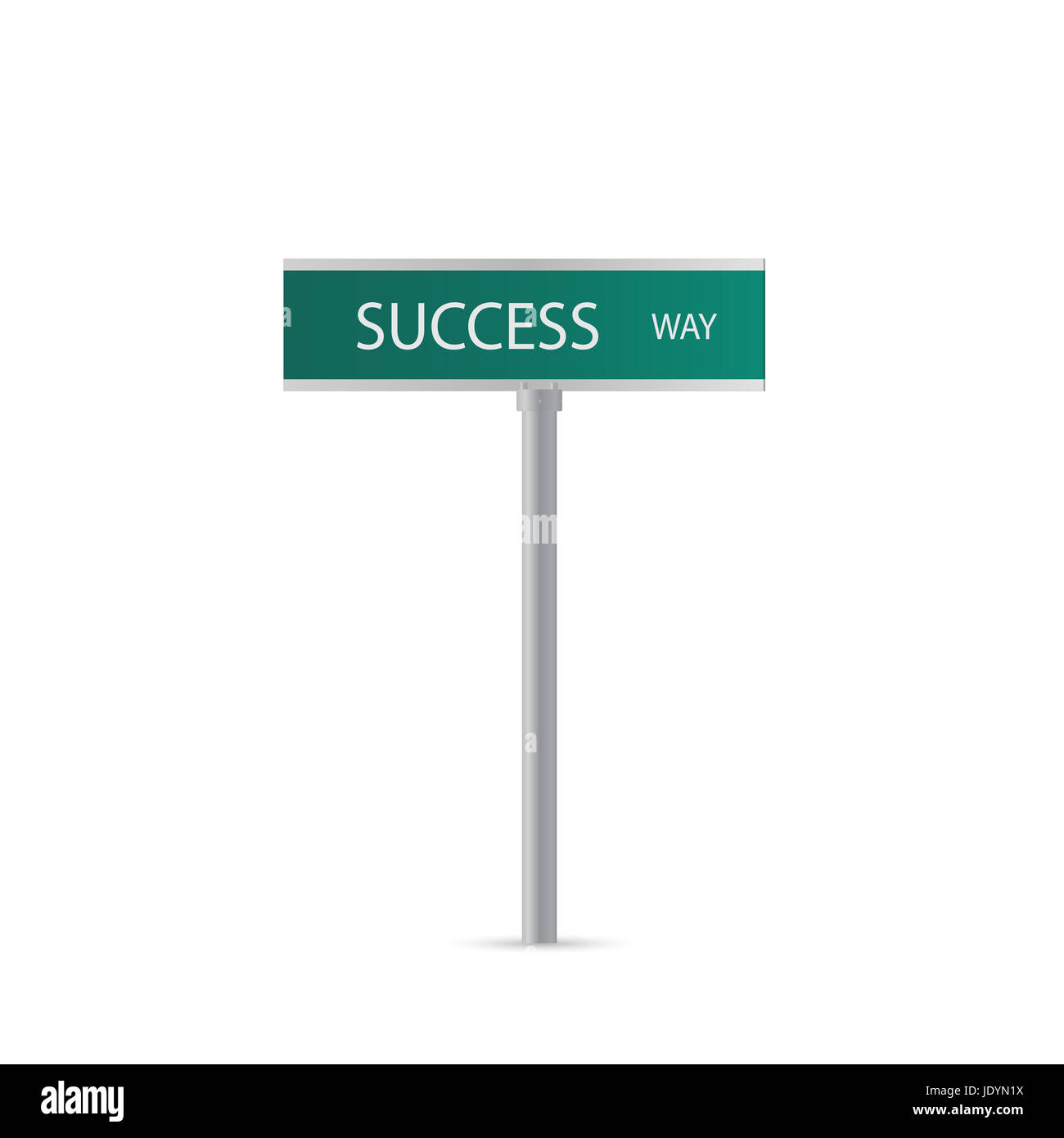 Illustration of a Success sign isolated on a white background Stock ...