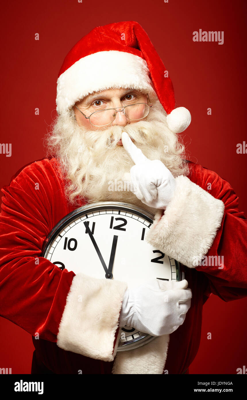 Shhh santa hi-res stock photography and images - Alamy