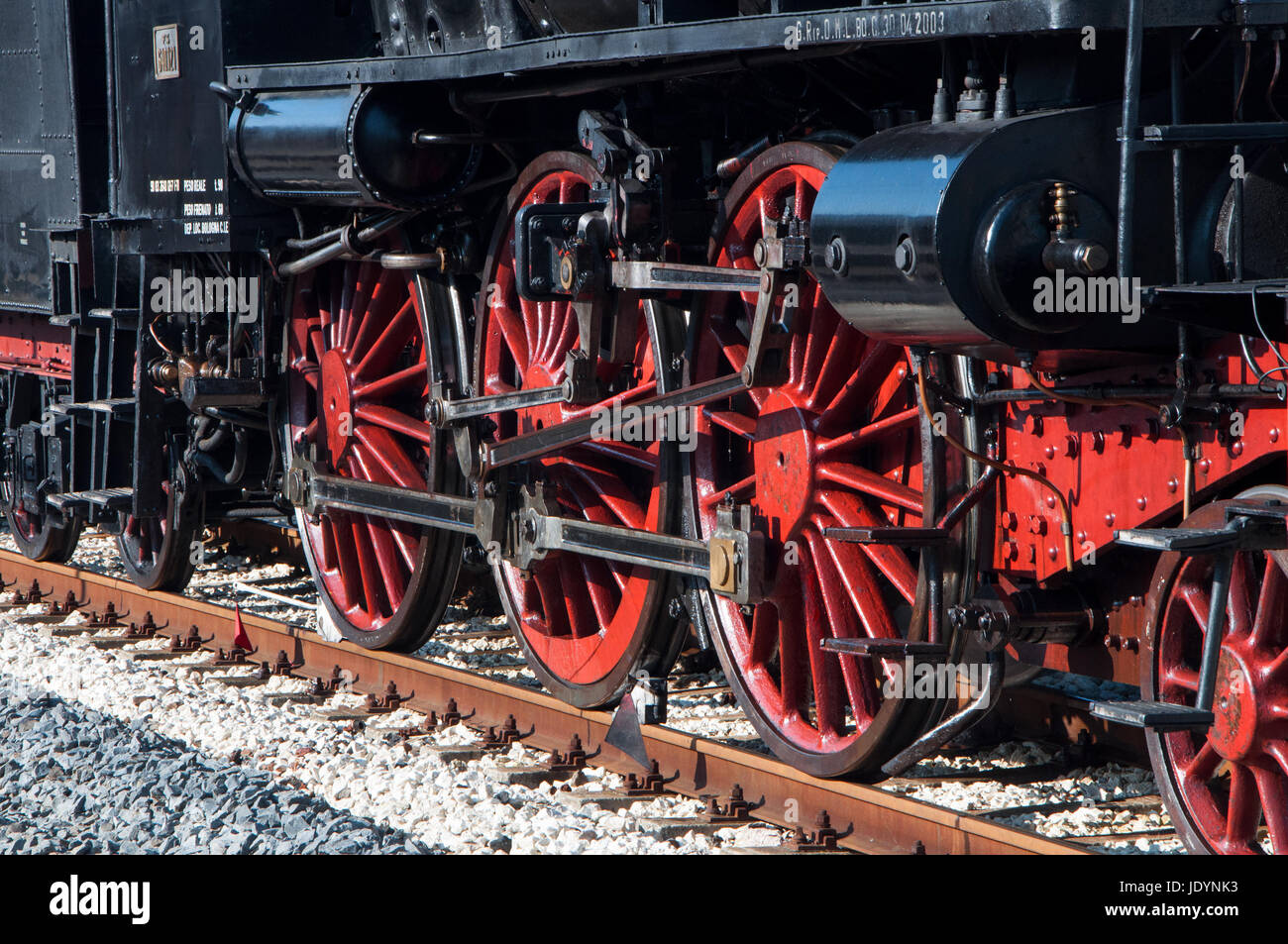 Fano, Marche, Italy - feb 19, 2017: Vintage Steam Locomotive at the ...