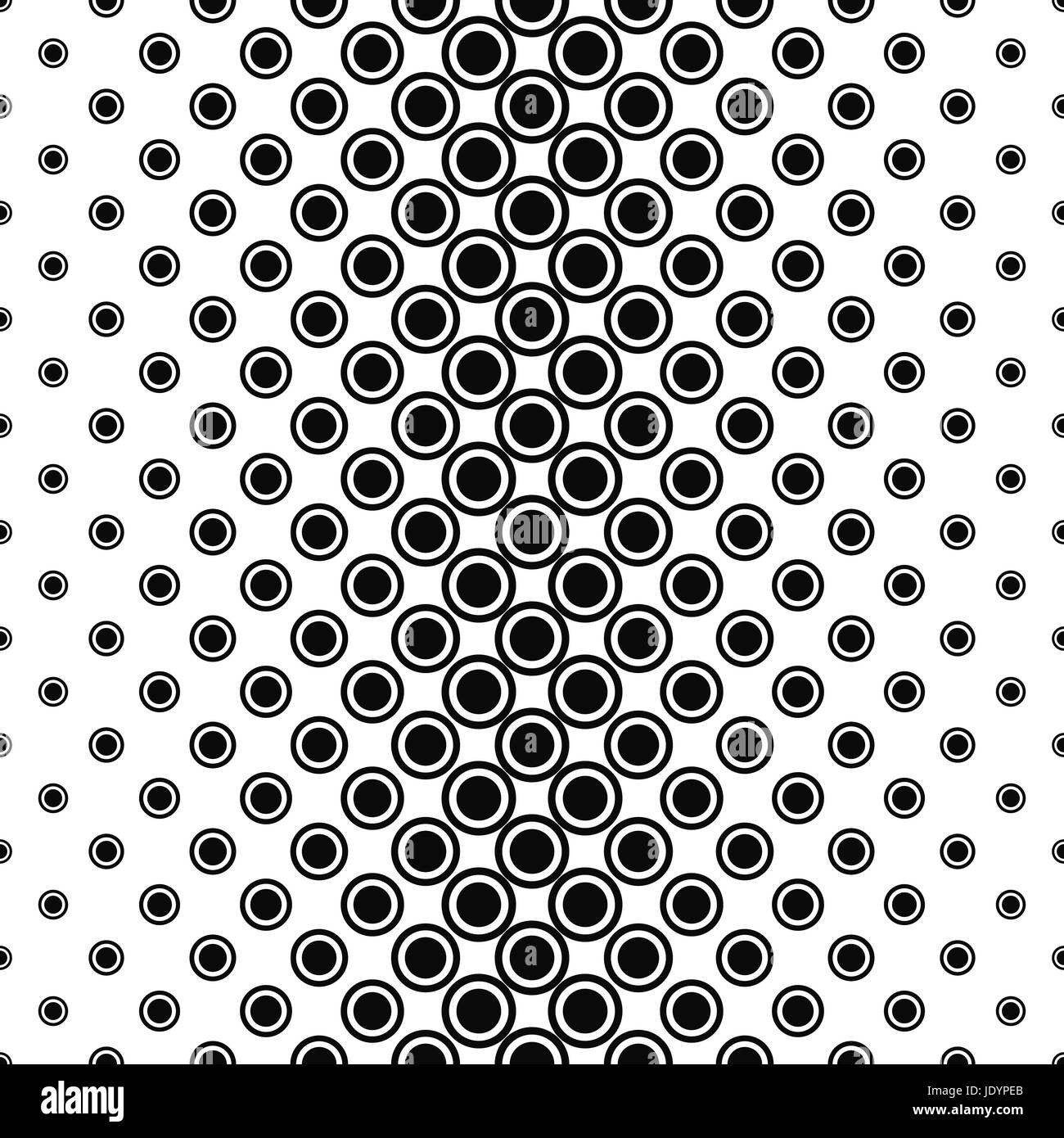 Abstract Monochrome Circle Pattern Background Stock Vector Image And Art Alamy