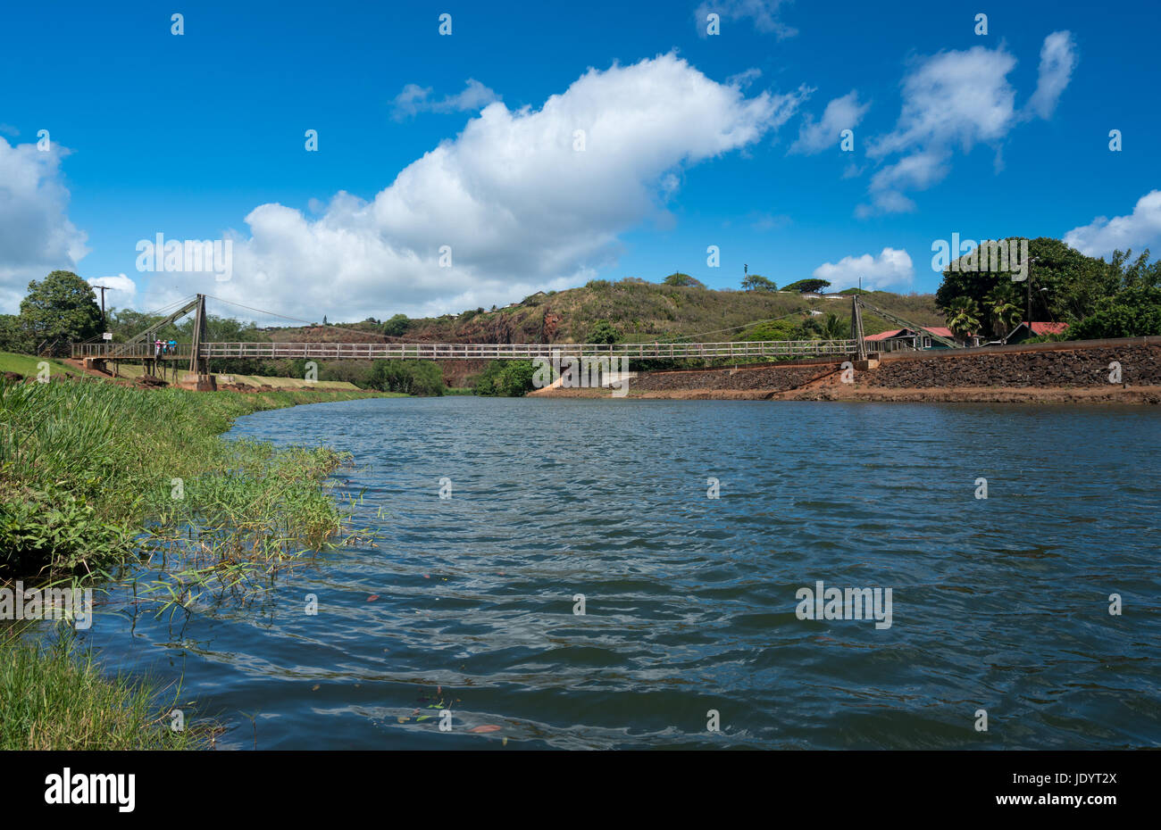 Swinging suspension bridge hi-res stock photography and images - Alamy