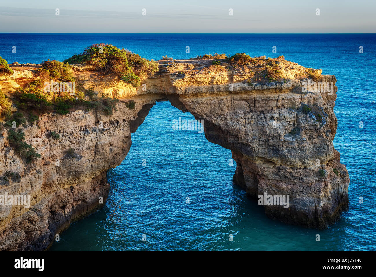 Portugal: beautiful rocks in the coast of Algarve Stock Photo - Alamy
