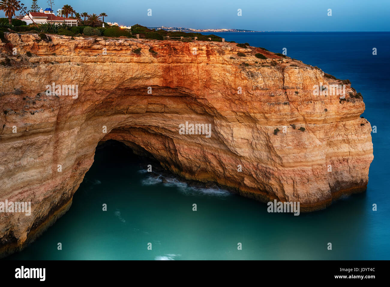 Portugal: beautiful rocks in the coast of Algarve Stock Photo - Alamy