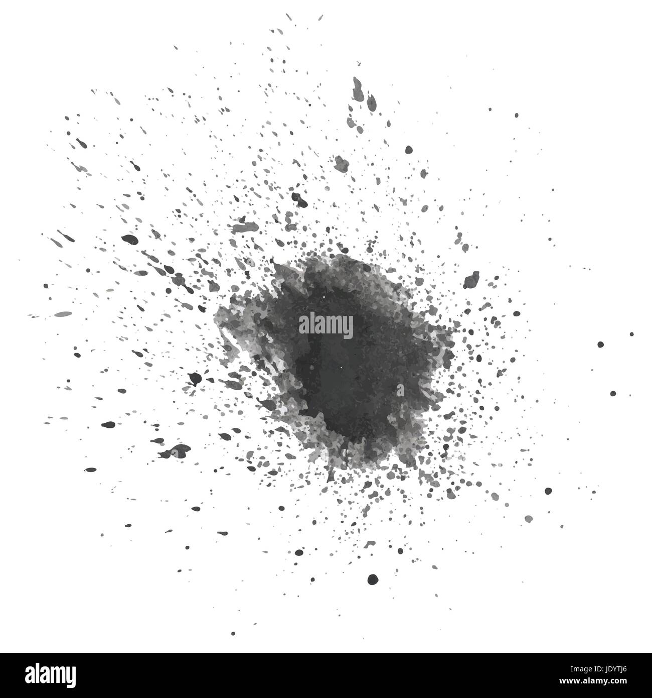 colorful illustration with abstract spray blot on a white background ...