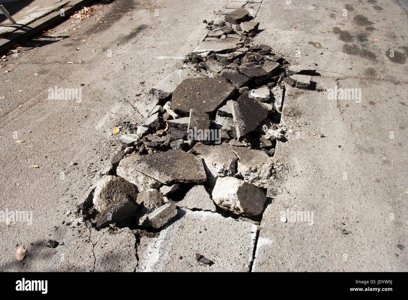 Rubble pavement hi-res stock photography and images - Alamy