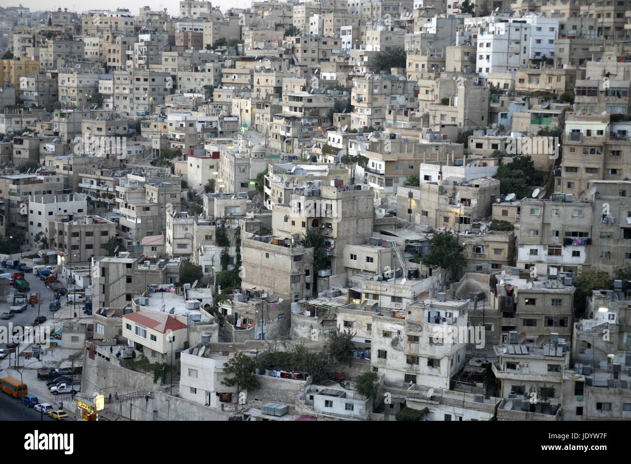 The City Centre of the City Amman in Jordan in the middle east Stock ...