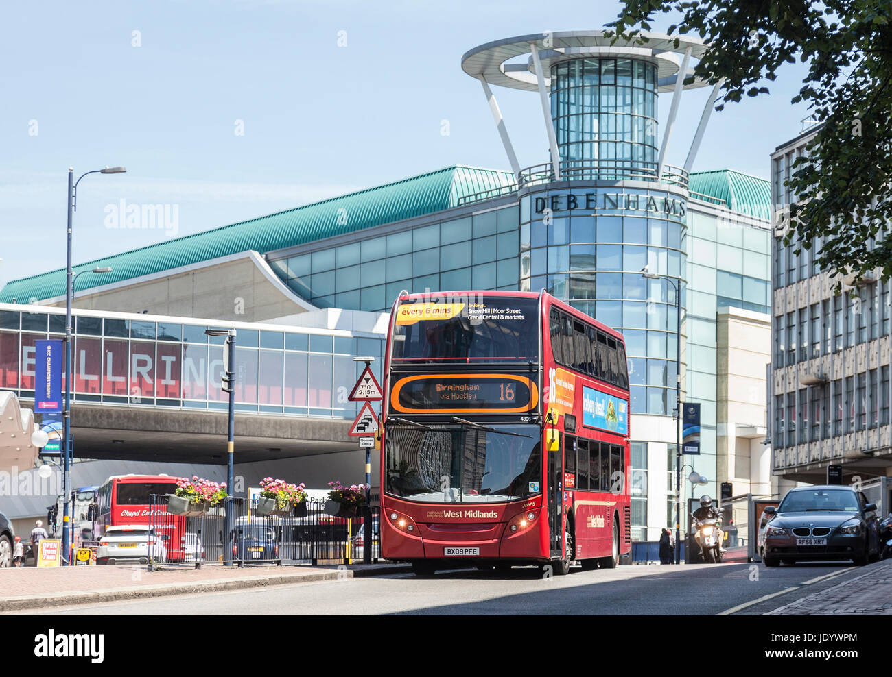 A Number 16 bus, from Hamstead to Birmingham via Hoxley, on Smallbrook ...