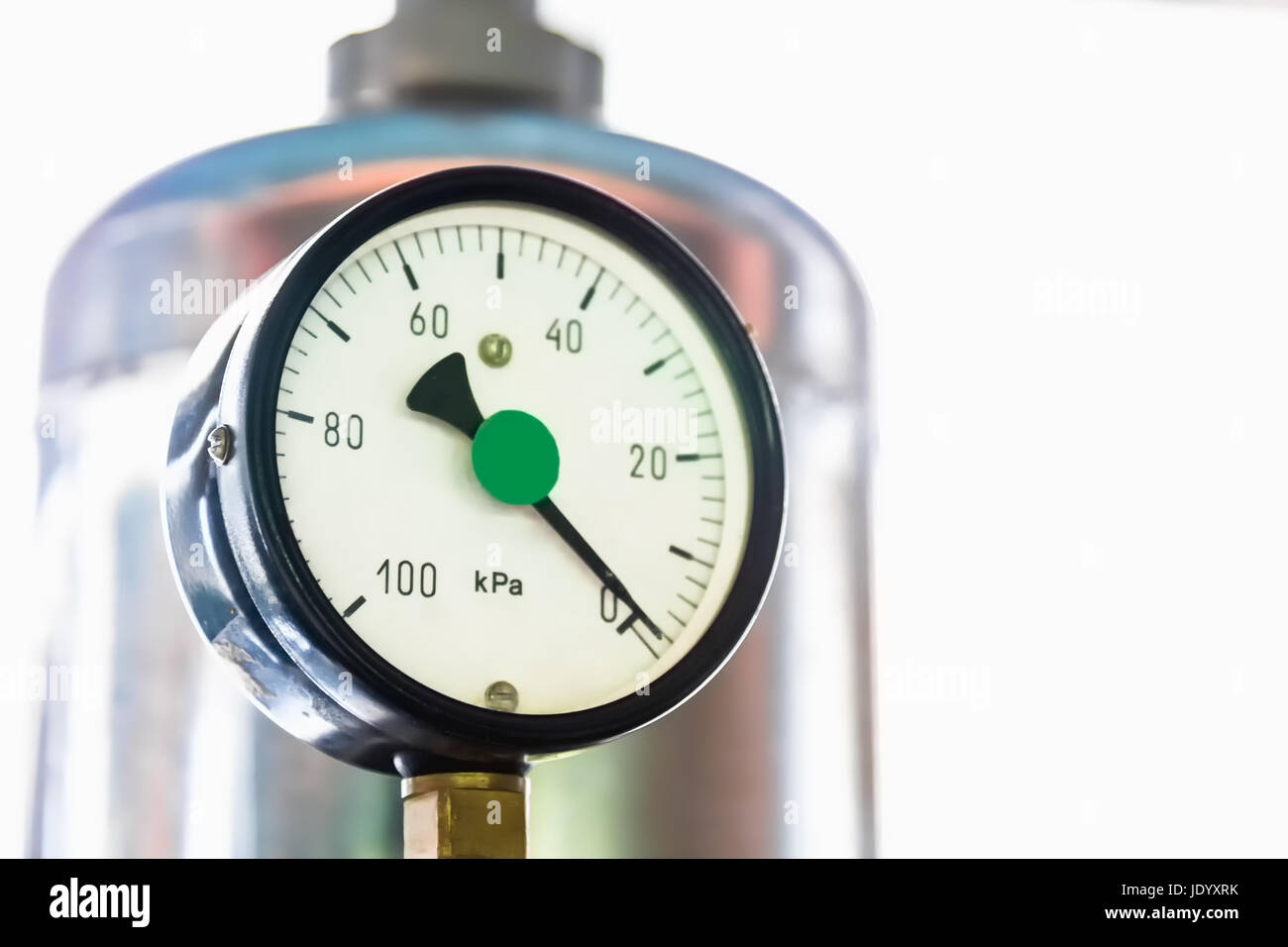 Manometer in the boiler Stock Photo - Alamy