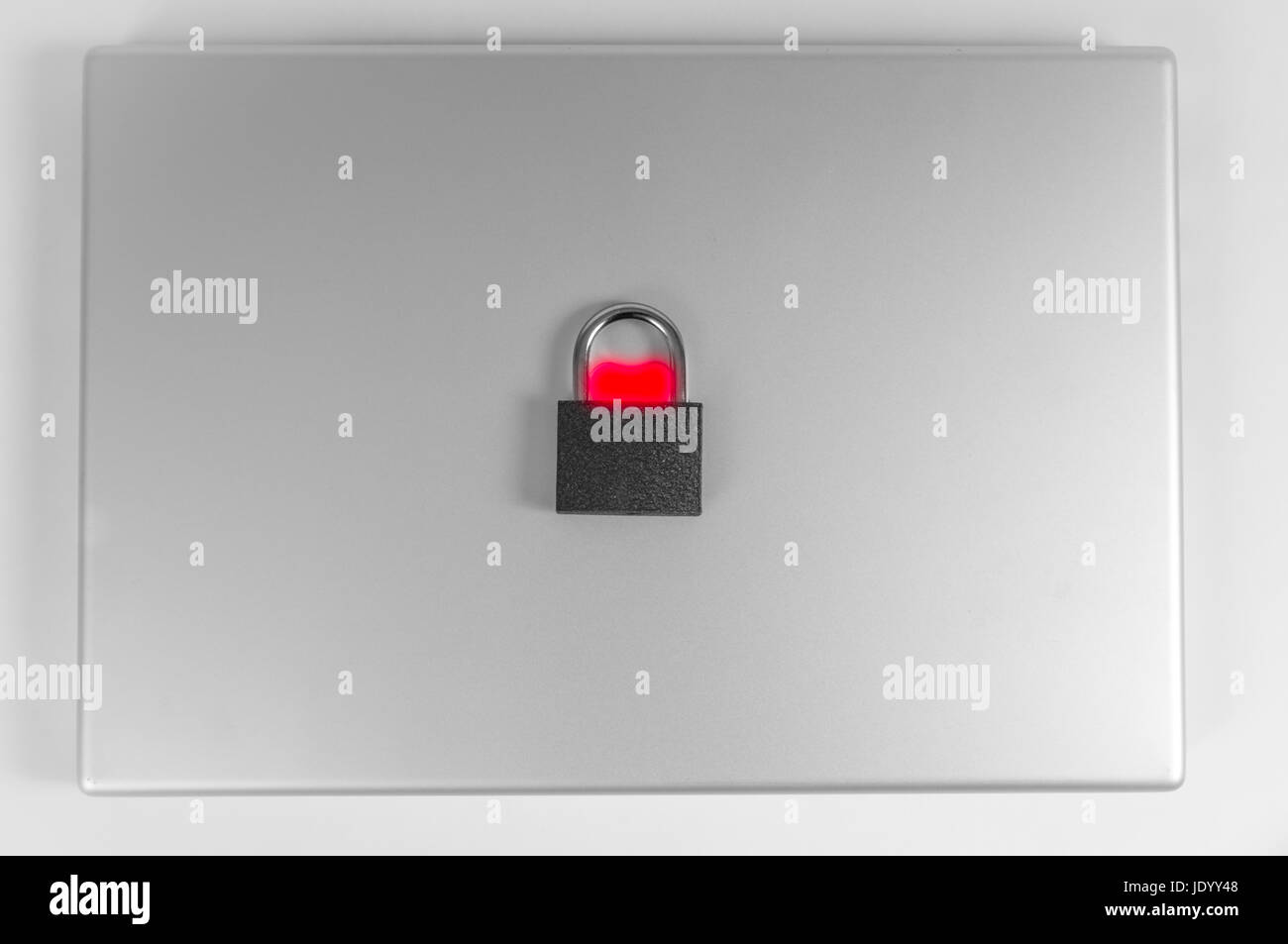 locked computer safe from virus or malware attack Stock Photo - Alamy