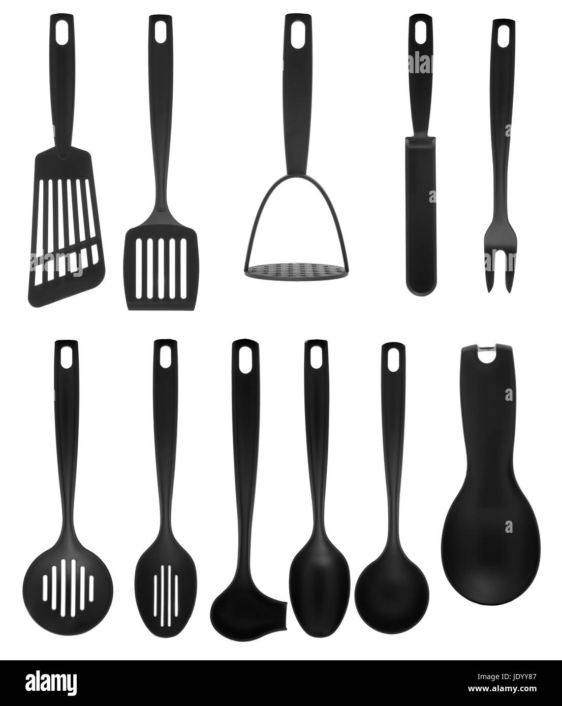 Kitchen utensil collection on Cut Out Stock Images & Pictures - Alamy