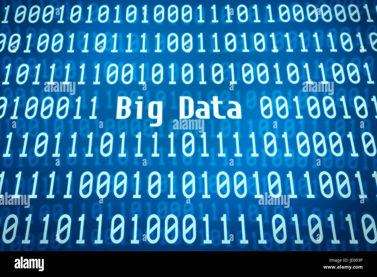 Binärcode mit dem Wort Big Data im Zentrum Stock Photo - Alamy