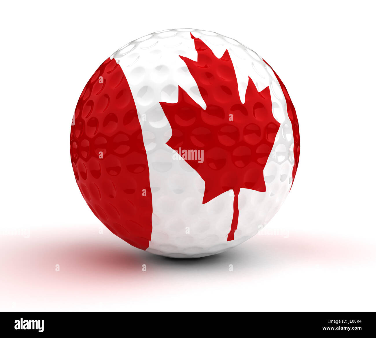 Canadian Golf Ball (Isolated with clipping path Stock Photo - Alamy