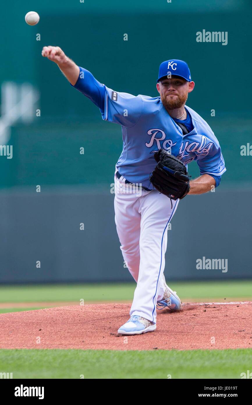Kansas City, MO, USA. 21st June, 2017. Ian Kennedy #31 of the Kansas ...