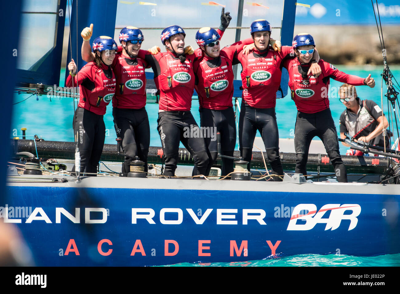 The Great Sound, Bermuda, 21st June 2017, Red Bull Youth America's Cup ...