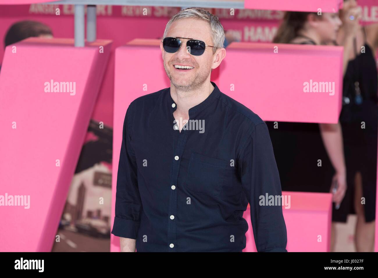 Martin Freeman attends the European Premiere of BABY DRIVER. London, UK ...