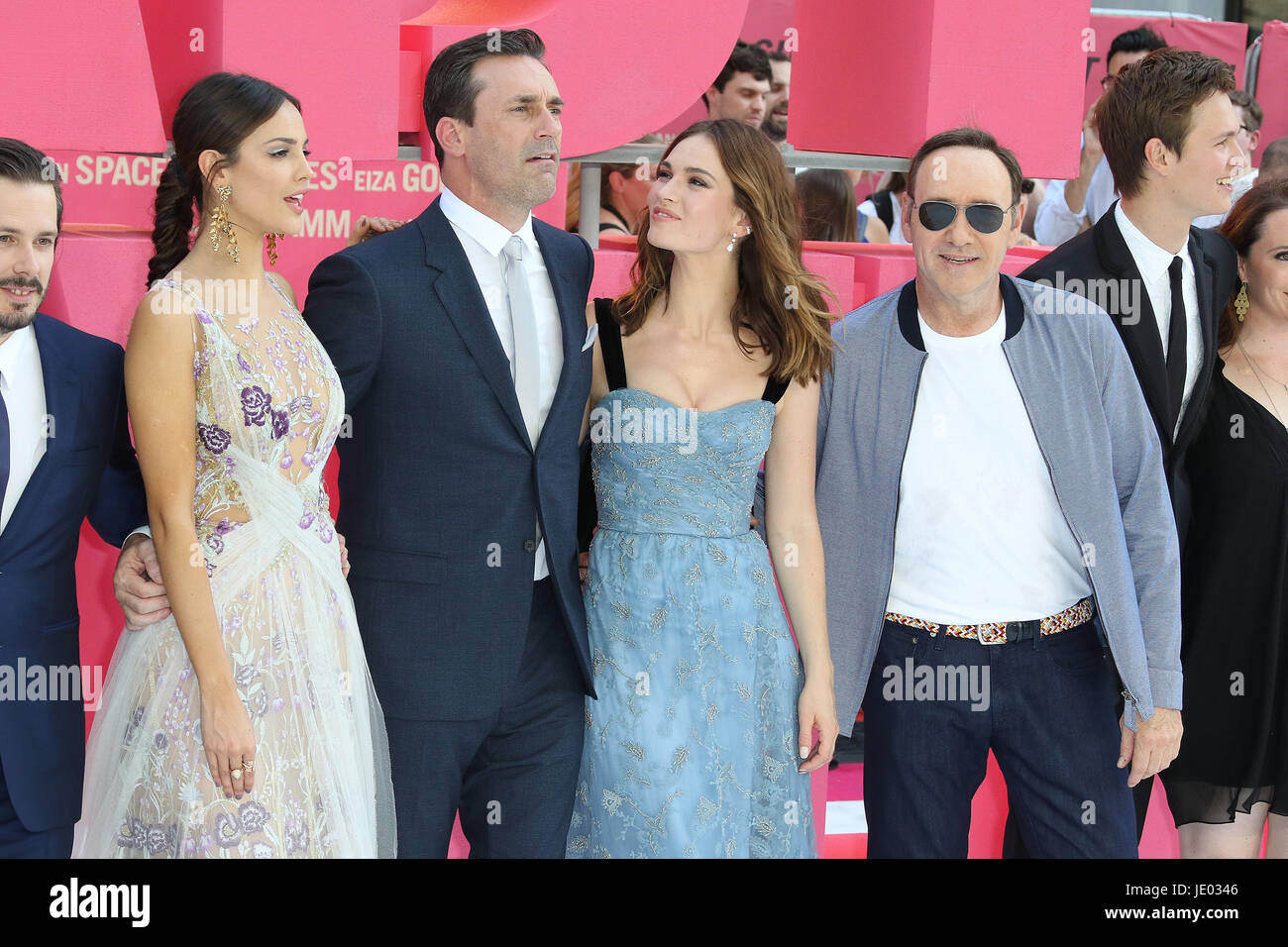 London, UK. 21st June, 2017. Baby Driver cast, CJ Jones, Edgar Wright ...