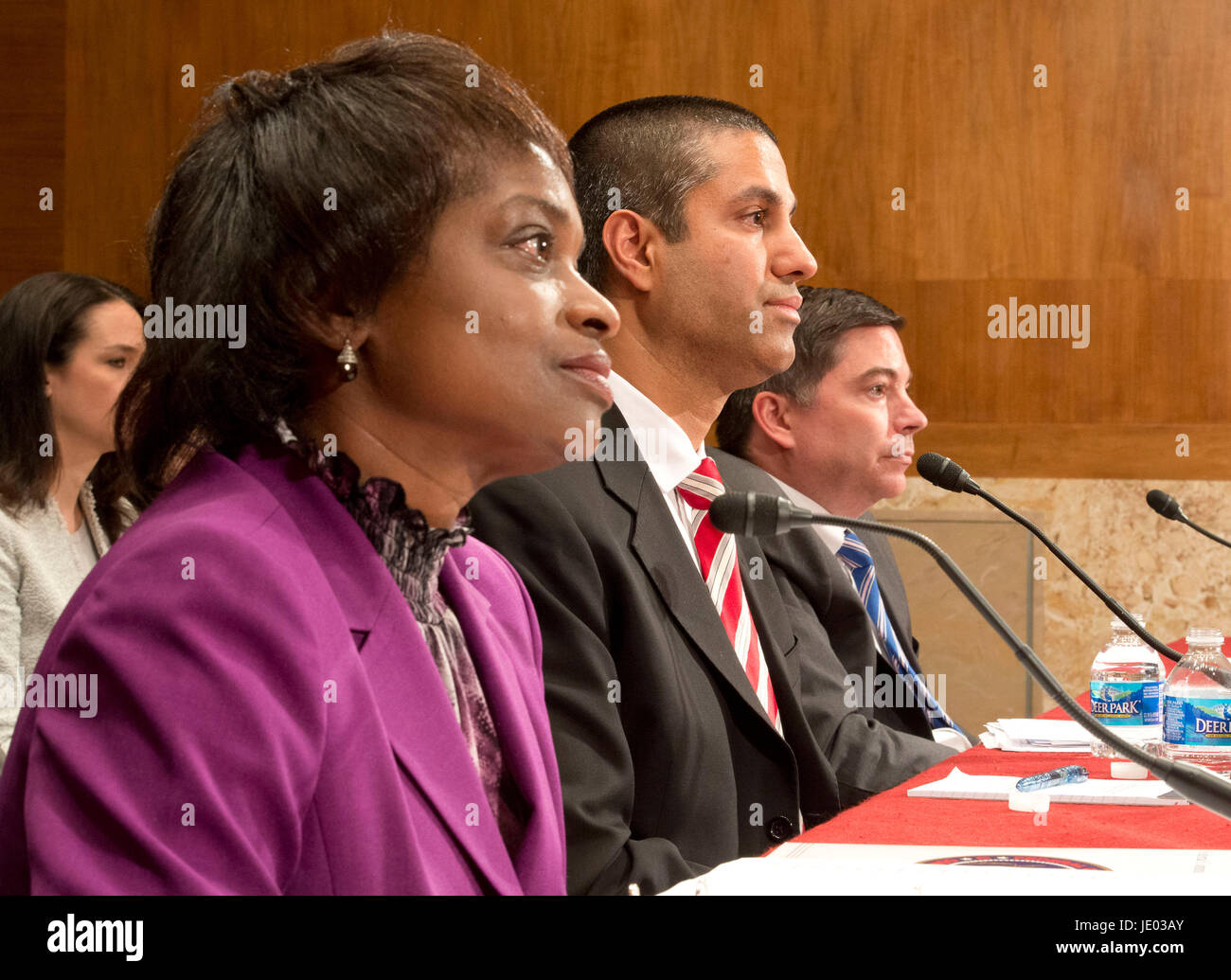 From left to right: Mignon Clyburn, Commissioner Federal Communications ...