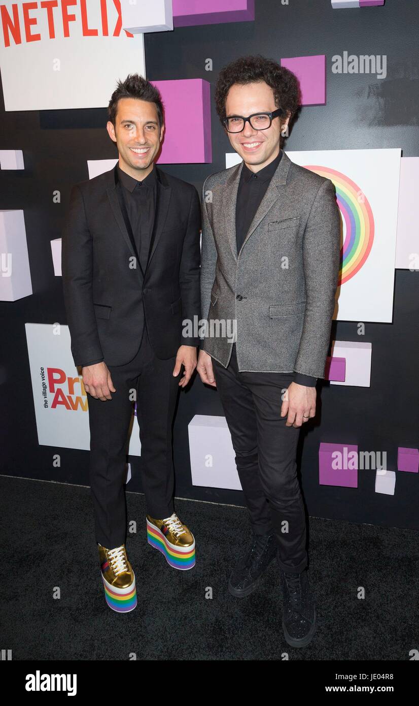 New York, NY, USA. 21st June, 2017. Chad King, Ian Axel at arrivals for ...