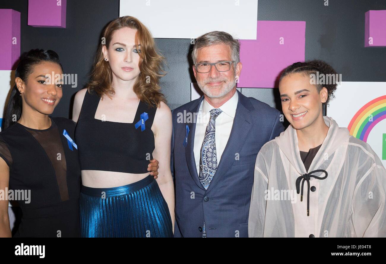 New York, NY, USA. 21st June, 2017. Freema Agyeman, Jamie Clayton ...