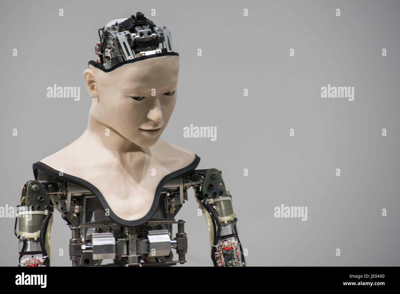 Tokyo, Tokyo, Japan. 22nd June, 2017. A humanoid robot called Alter ...