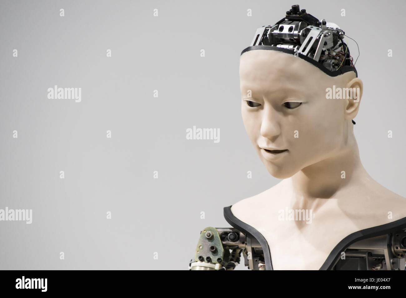 Tokyo, Tokyo, Japan. 22nd June, 2017. A humanoid robot called Alter ...