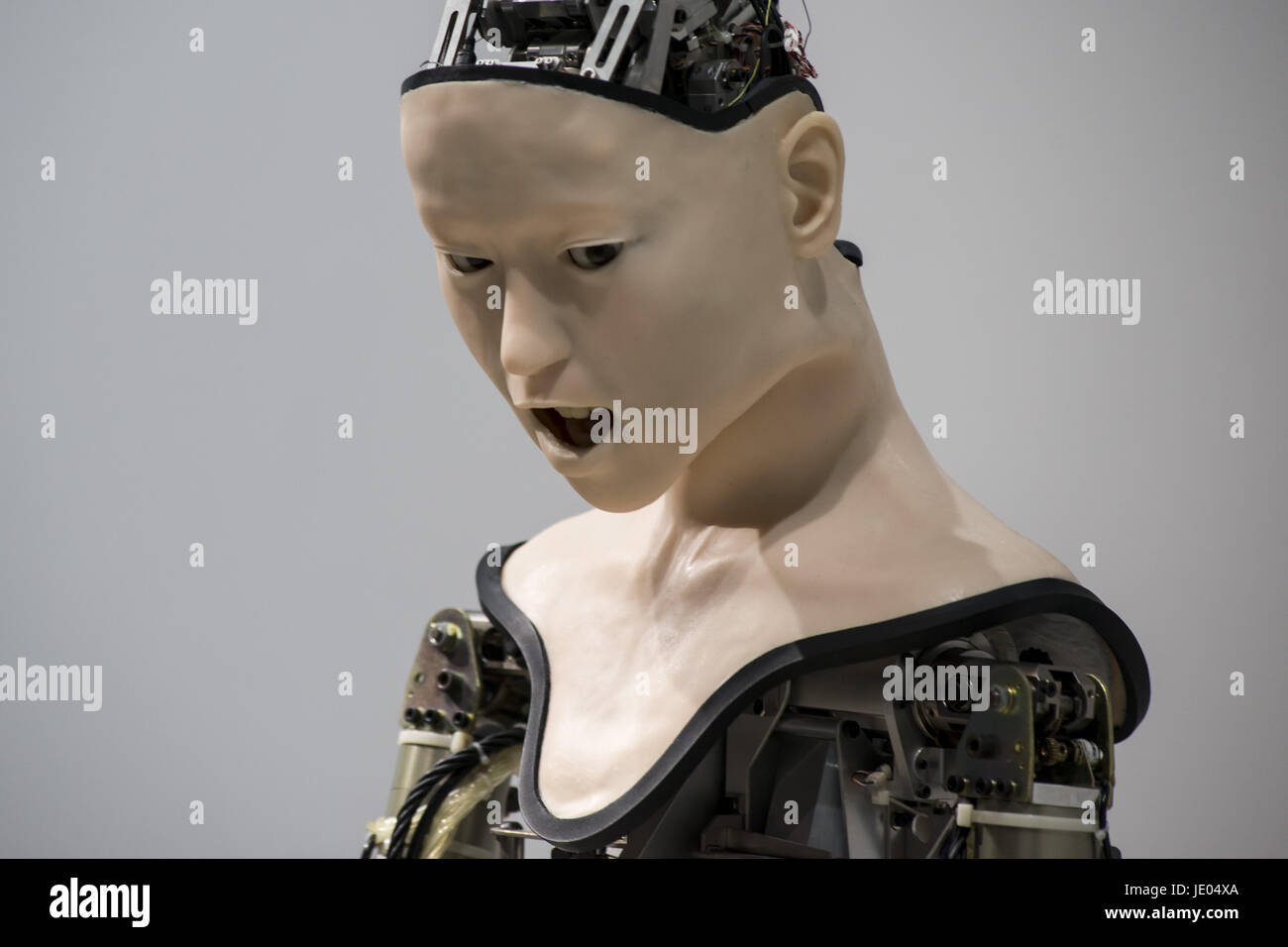 Tokyo, Tokyo, Japan. 22nd June, 2017. A humanoid robot called Alter ...