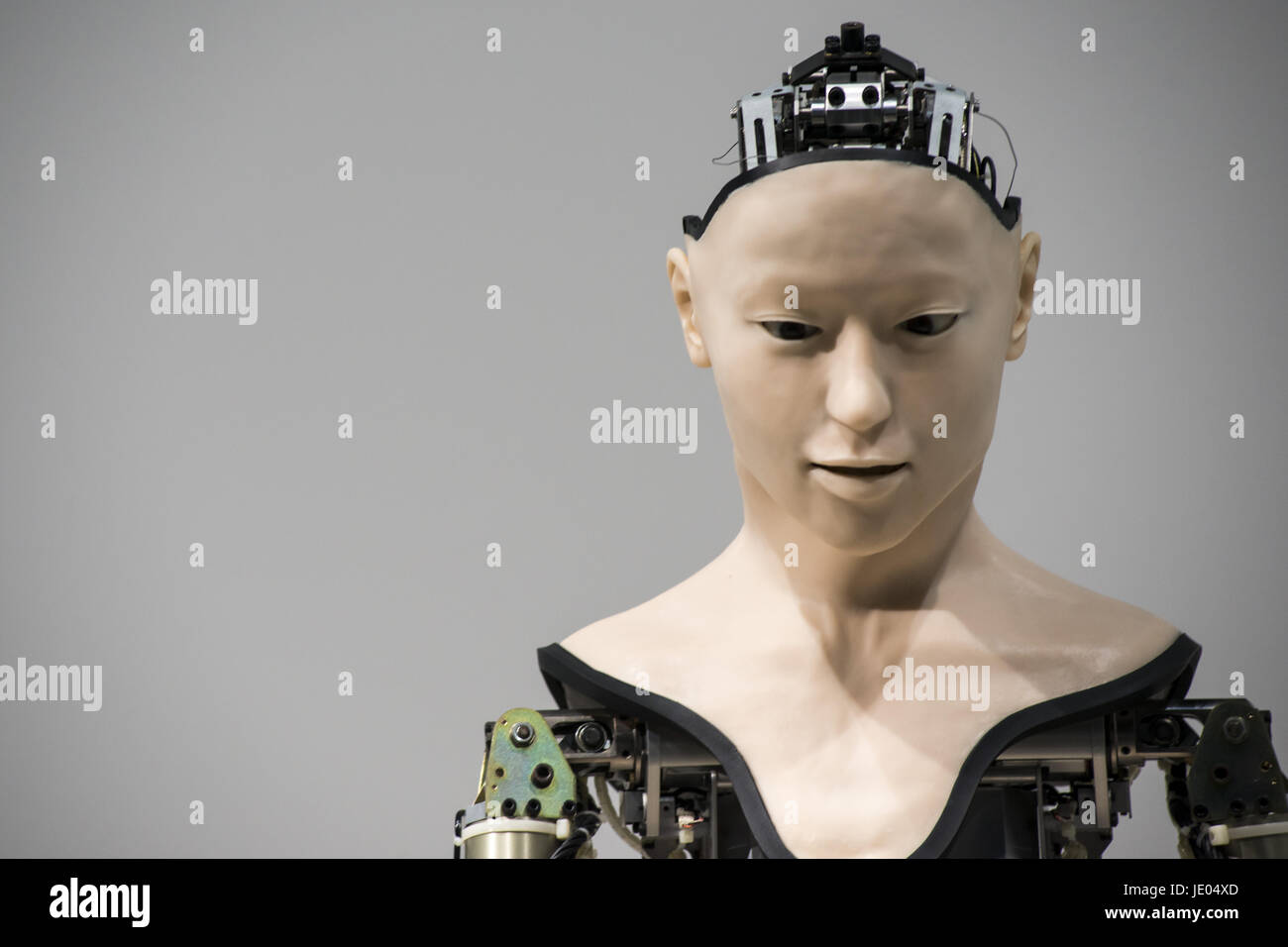 Tokyo, Tokyo, Japan. 22nd June, 2017. A humanoid robot called Alter ...