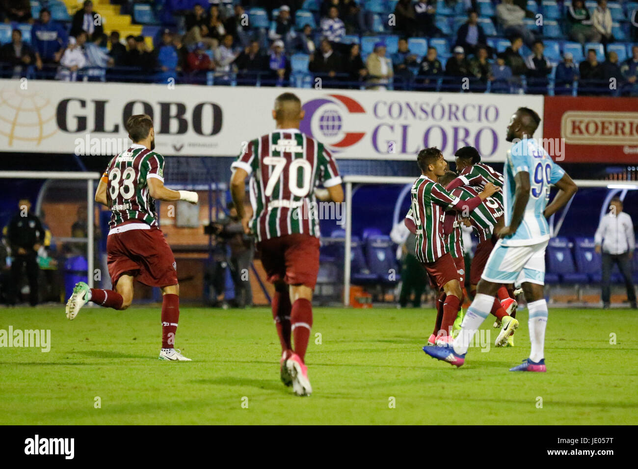 FLORIAN'POLIS, SC - 21.06.2017: AVAÍ X FLUMINENSE - Players from the ...