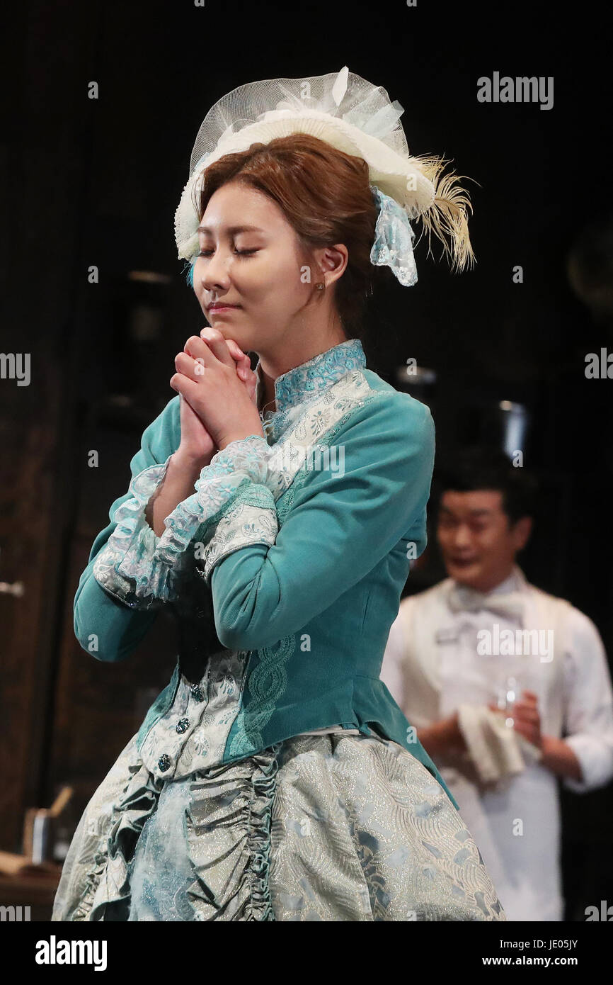 S. Korean singer Stephanie South Korean singer Stephanie, who stars in ...