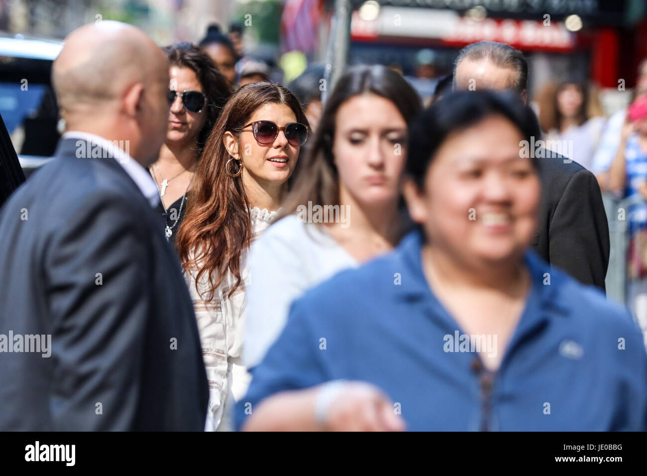 New York, USA. 22nd Jun, 2017. The actress Marisa Tomei is seen ...