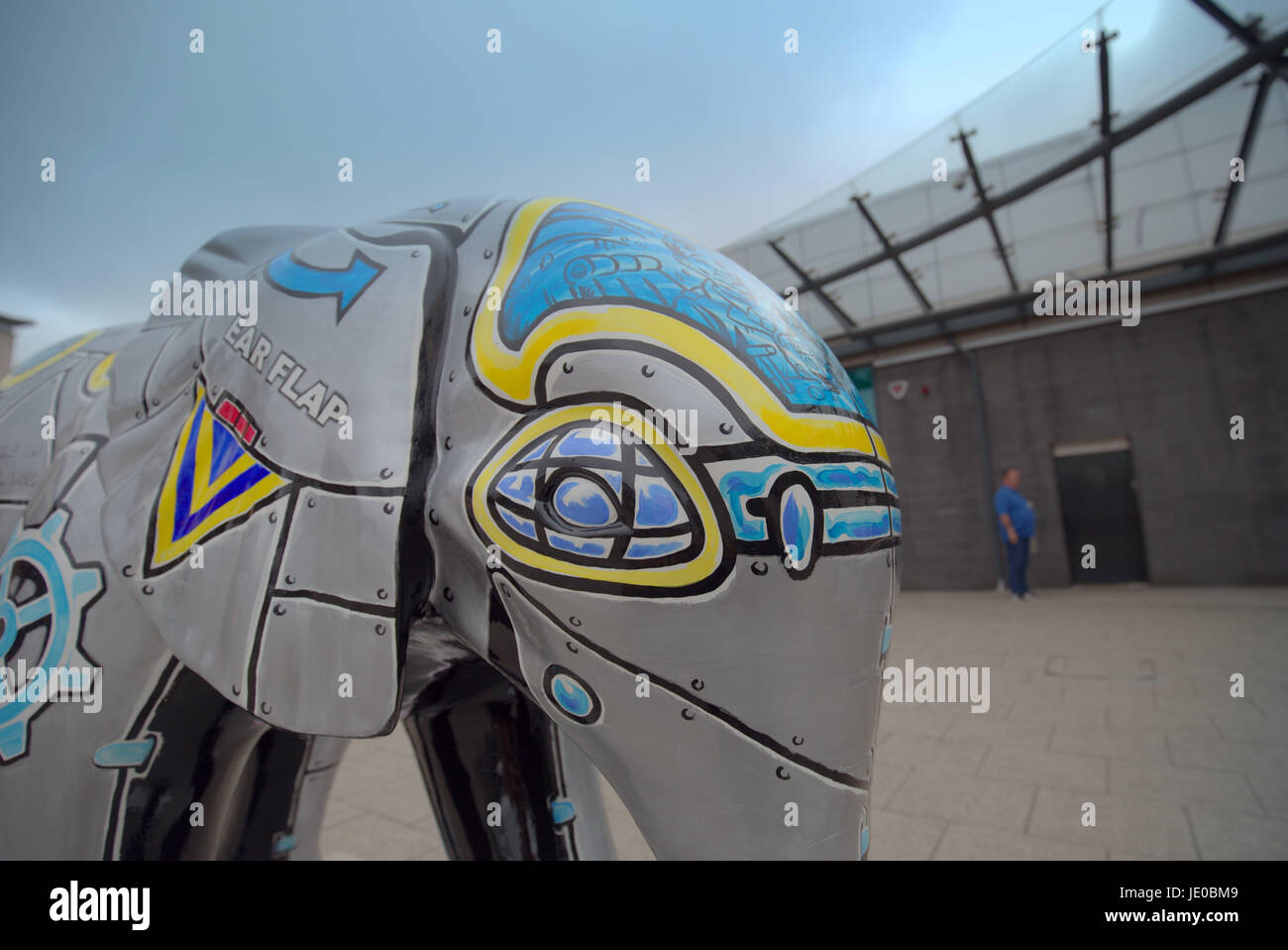 teenagers sound control device installed in the concourse of central ...