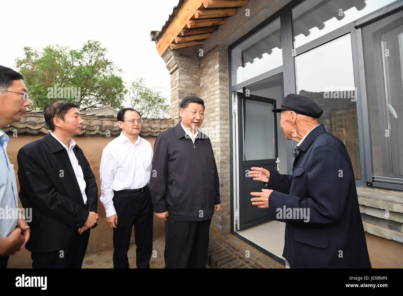 Taiyuan, China's Shanxi Province. 21st June, 2017. Chinese President Xi ...