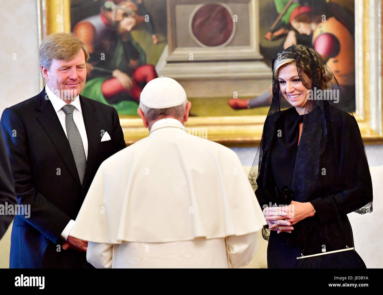 Vatican City, Vatican. 22nd June, 2017. King Willem-Alexander and Queen ...
