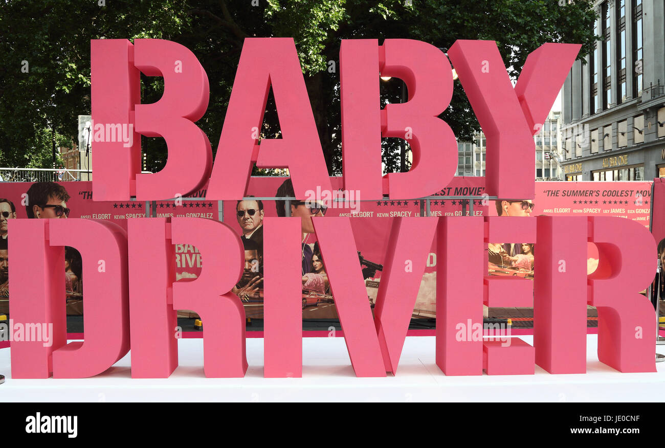 London, UK. 21st Jun, 2017. Baby Driver European Premiere. Cineworld ...