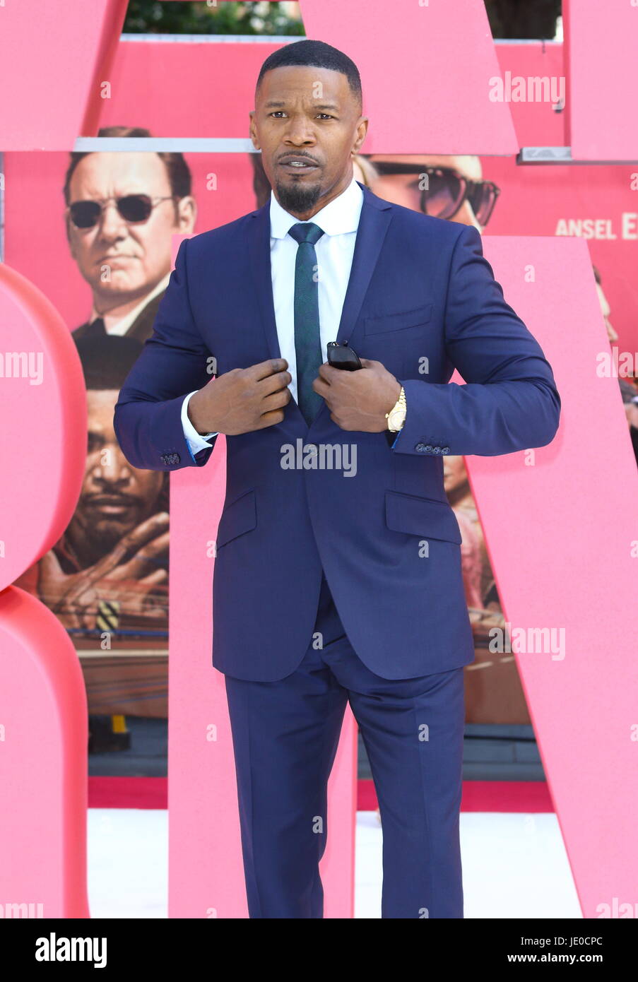 London, UK. 21st Jun, 2017. Jamie Foxx at the Baby Driver European ...