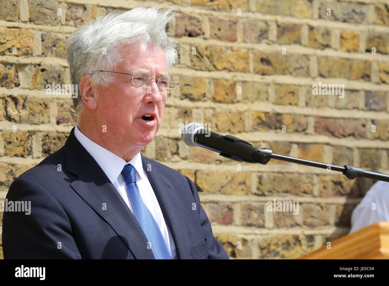 London, UK. 22nd Jun, 2017. Secretary of State for Defence Sir Michael ...