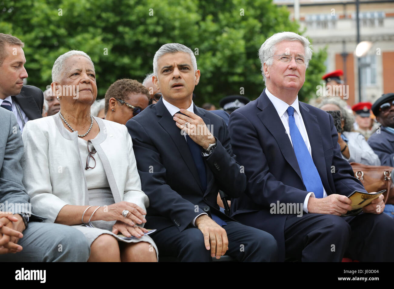 London, UK. 22nd Jun, 2017. Secretary of State for Defence Sir Michael ...