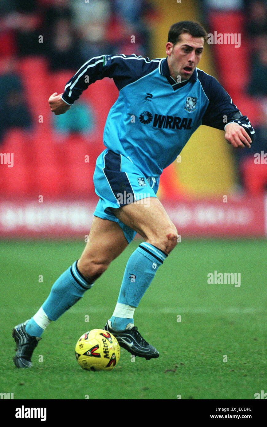 GARY JONES . TRANMERE ROVERS FC 05 February 2000 Stock Photo - Alamy