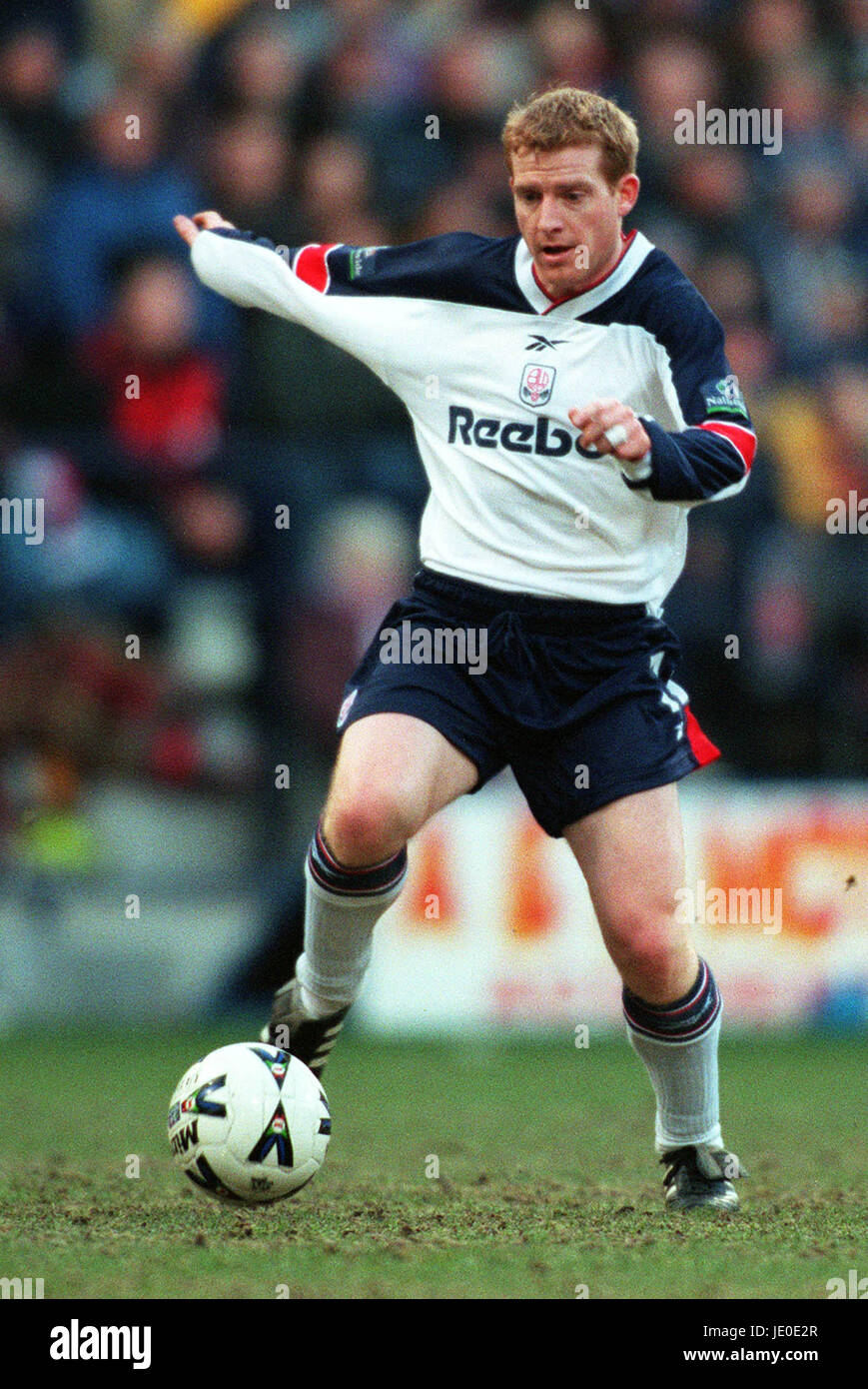 MICHAEL JOHANSEN BOLTON WANDERERS FC 20 February 2000 Stock Photo - Alamy