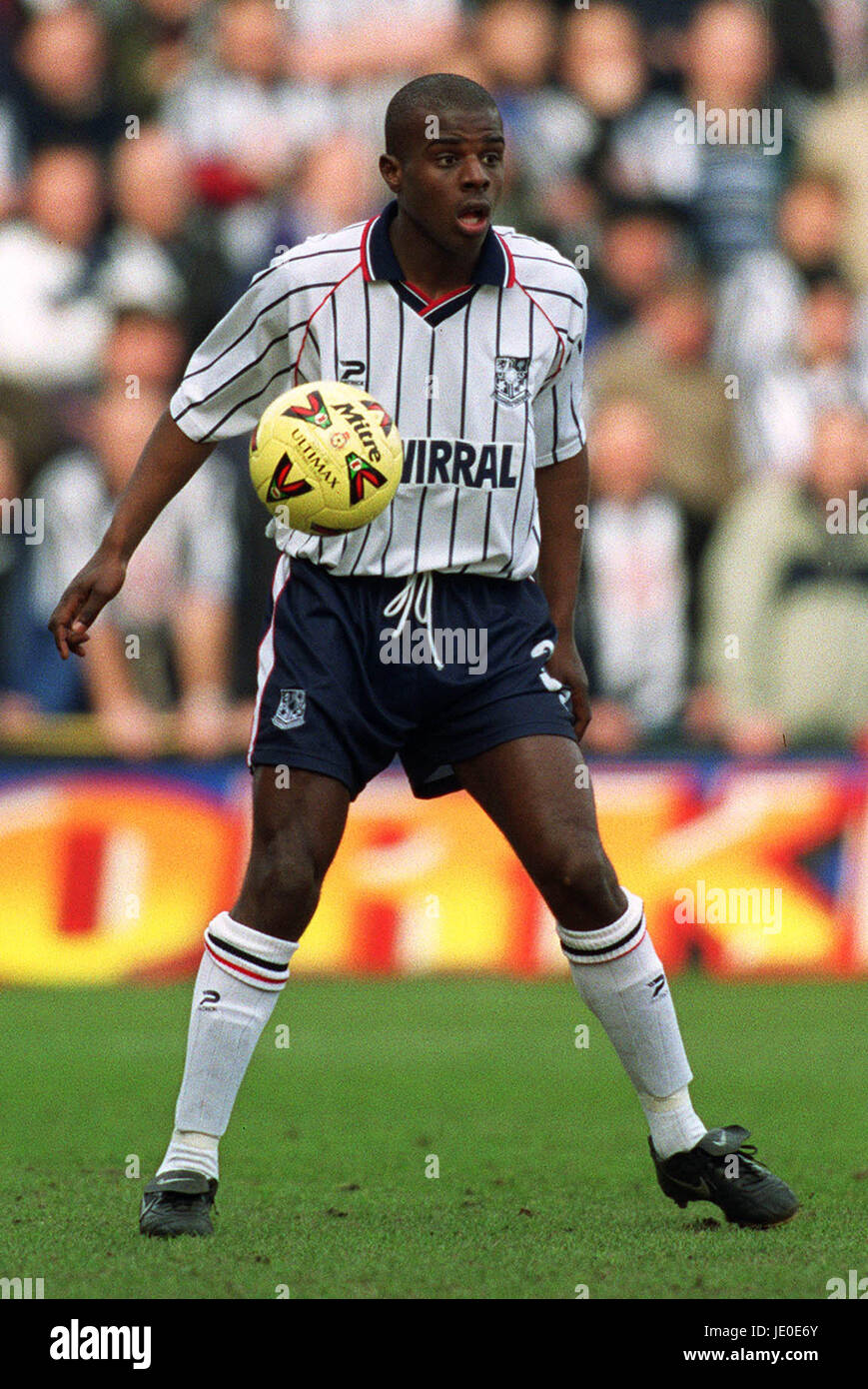 REUBEN HAZELL TRANMERE ROVERS FC 19 February 2000 Stock Photo - Alamy