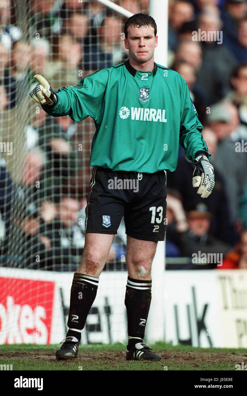 JOE MURPHY TRANMERE ROVERS FC 20 February 2000 Stock Photo - Alamy