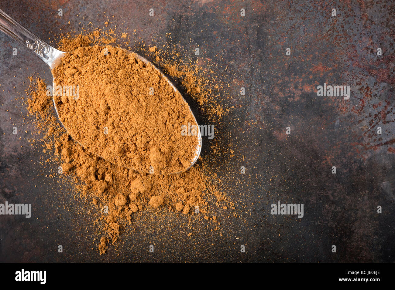 Powder tea spoon hi-res stock photography and images - Alamy