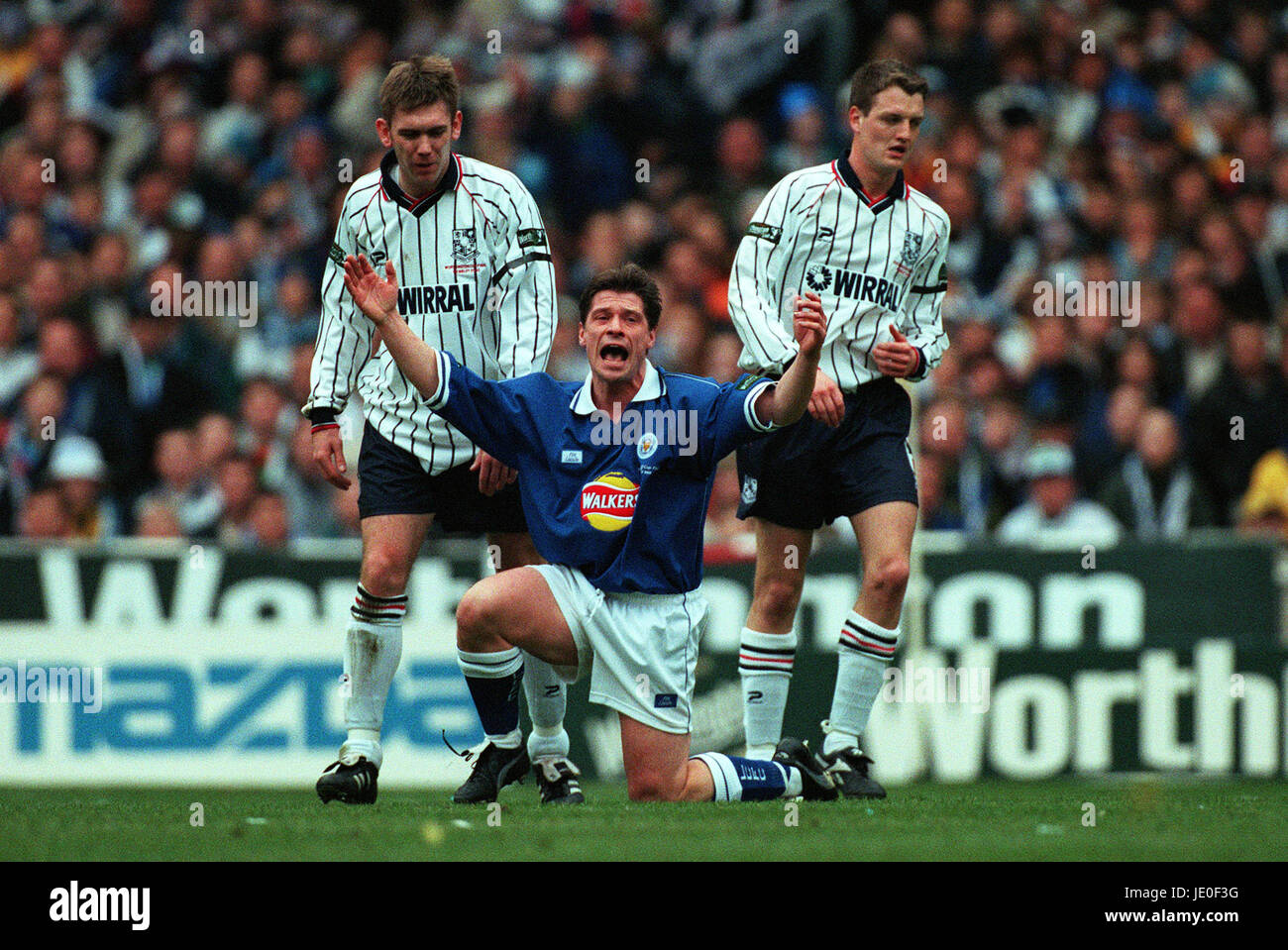TONY COTTEE CHALLINOR & HILL LEICESTER C V TRANMERE ROVERS 27 February ...