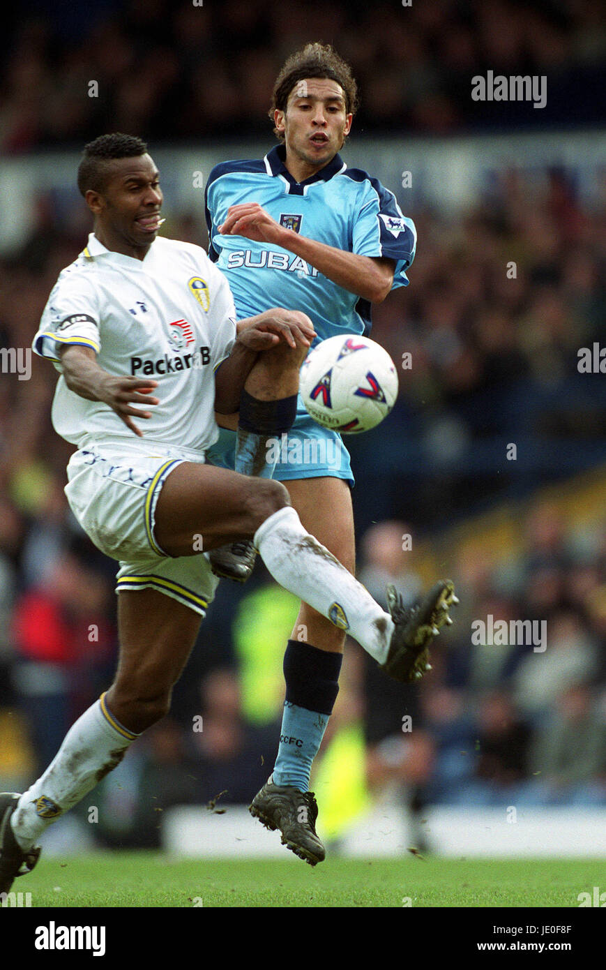 YOUSSEF CHIPPO & LUCAS RADEBE LEEDS UTD V COVENTRY CITY 04 March 2000 ...