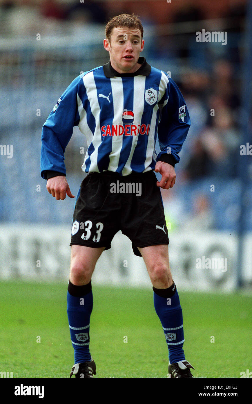 ALAN QUINN SHEFFIELD WEDNESDAY FC 11 March 2000 Stock Photo - Alamy