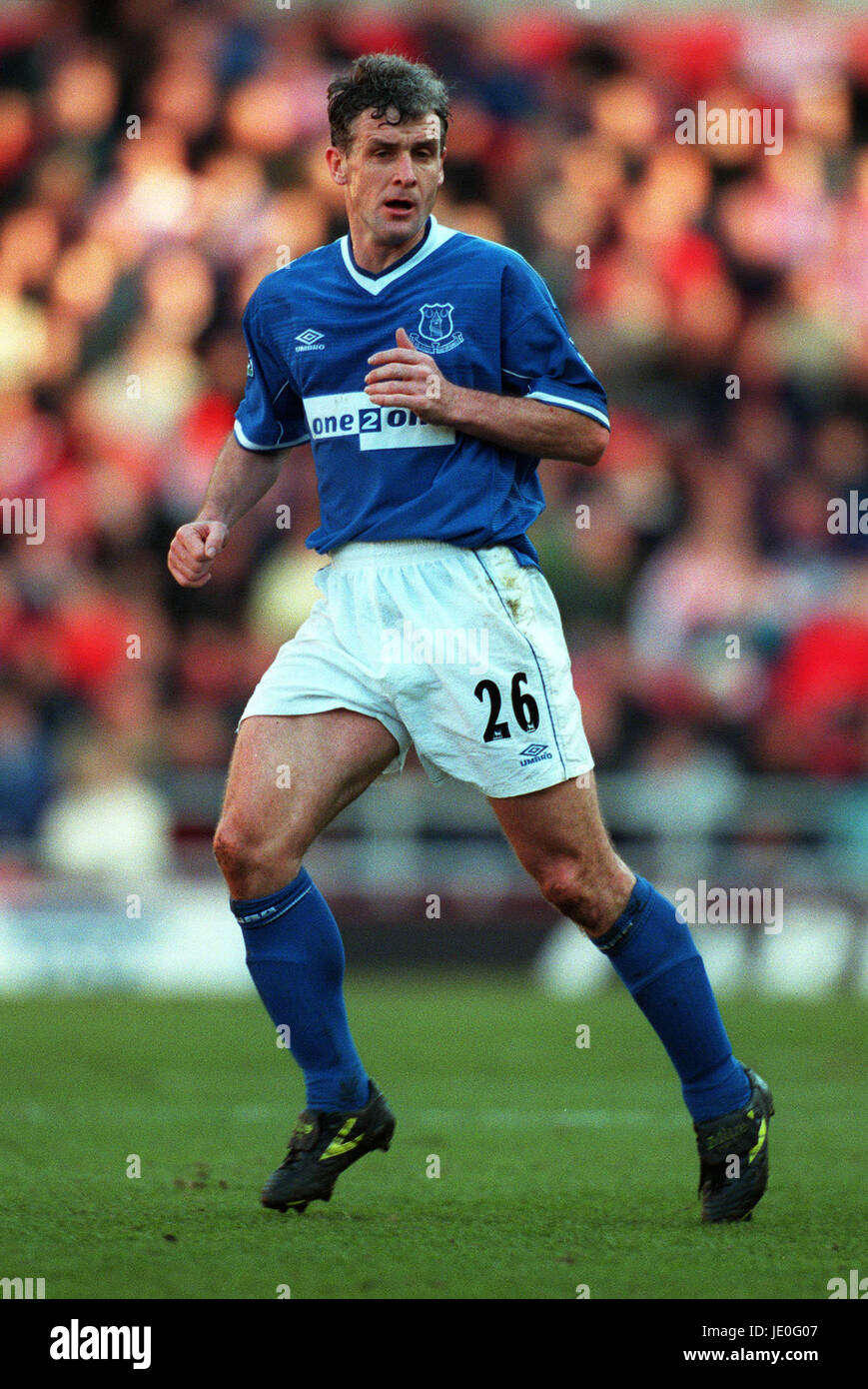 MARK HUGHES EVERTON FC 25 March 2000 Stock Photo - Alamy