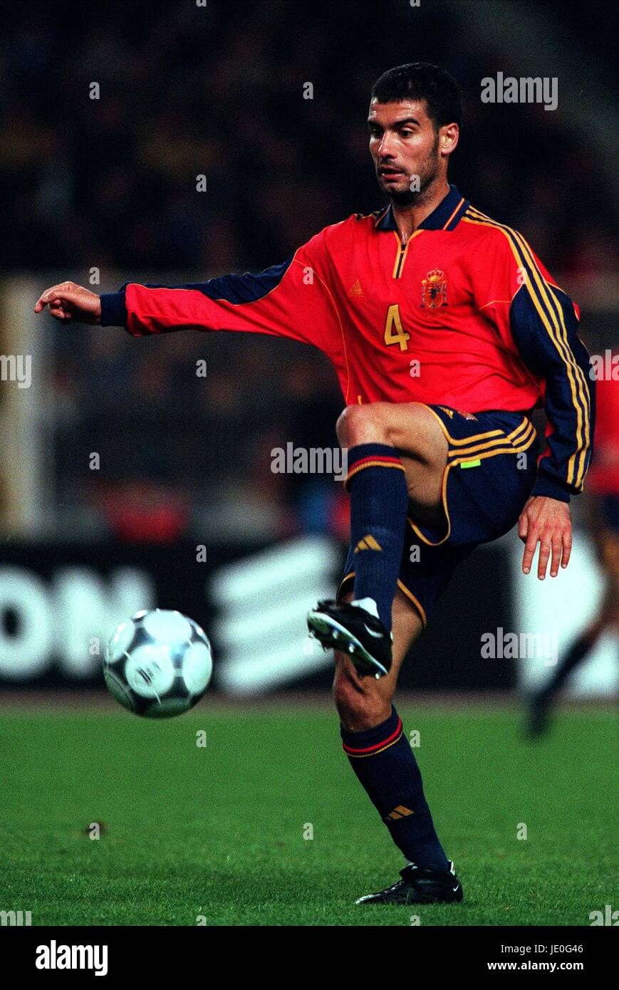 JOSEP PEP GUARDIOLA SPAIN & FC BARCELONA 29 March 2000 Stock Photo - Alamy
