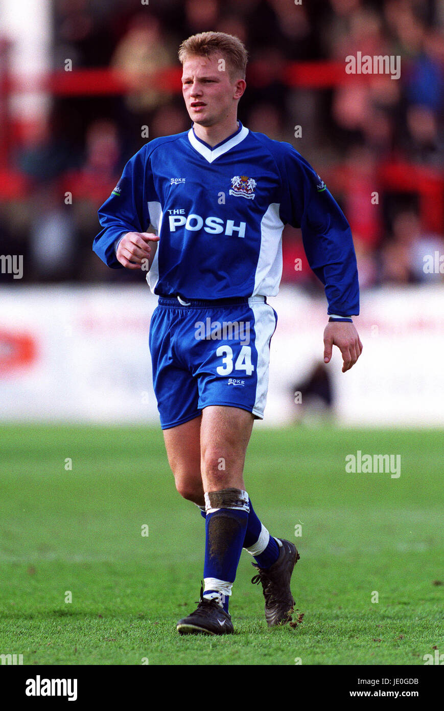 SIMON REA PETERBOROUGH UNITED FC 25 March 2000 Stock Photo - Alamy