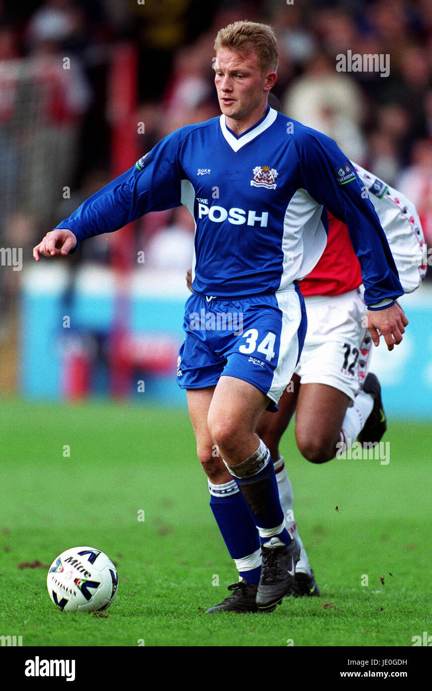 SIMON REA PETERBOROUGH UNITED FC 25 March 2000 Stock Photo - Alamy