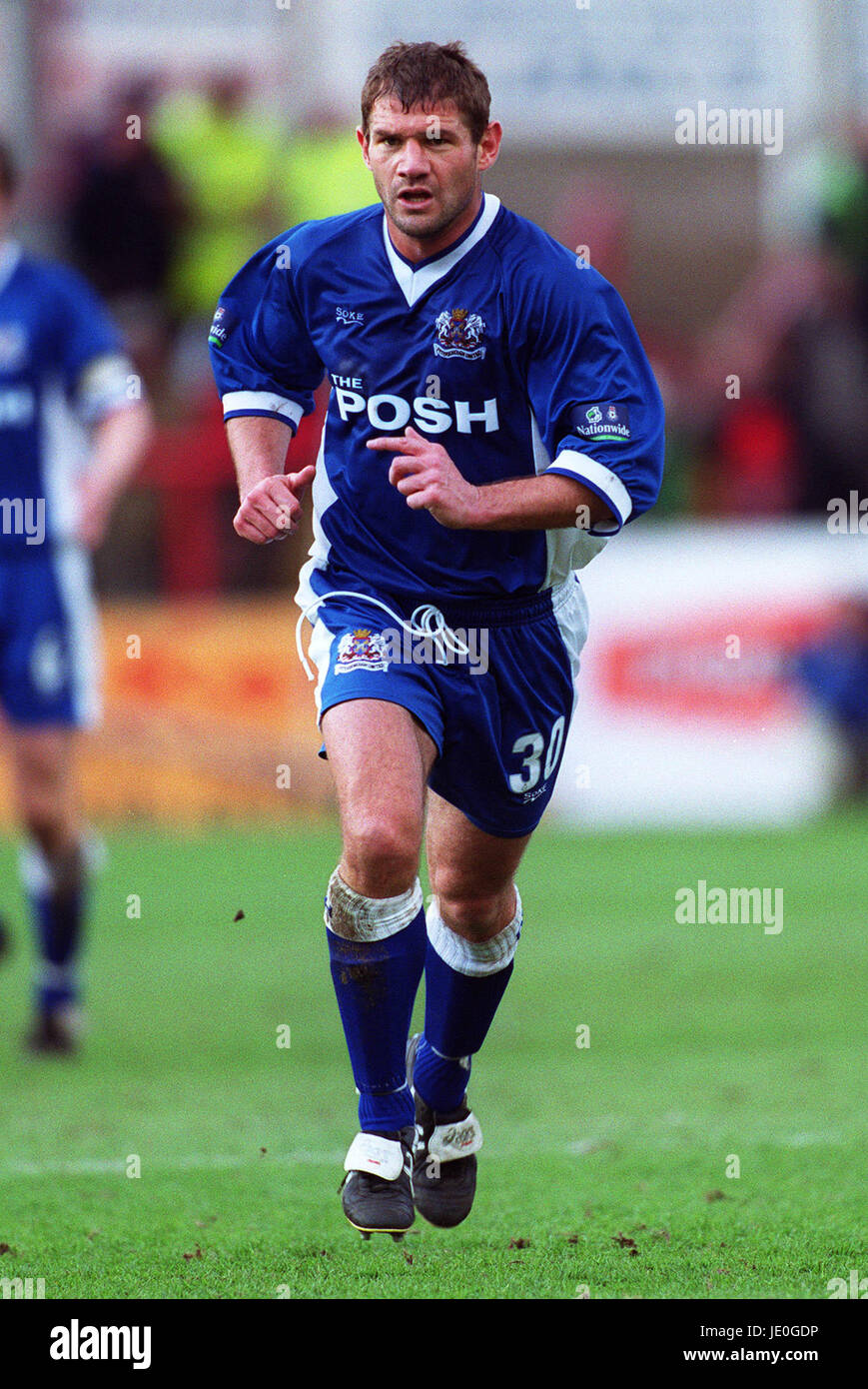 STEVE CASTLE PETERBOROUGH UNITED FC 25 March 2000 Stock Photo - Alamy